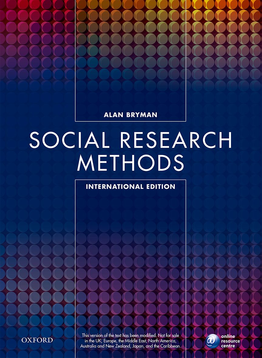 Social Research Methods International Edition Alan Bryman Medu