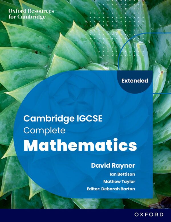 Cambridge IGCSE Complete Mathematics Extended Student Book Sixth Cambridge IGCSE Complete Mathematics Extended Student Book Sixth